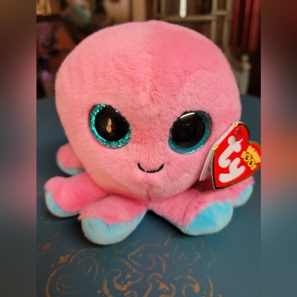Ty | Toys | New With Tags Ty Beanie Boos Sheldon The Octopus Hes So ...